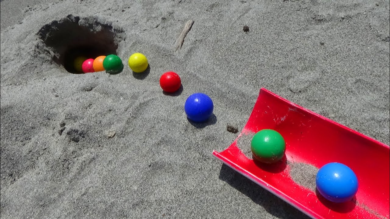 Marble Run Outdoor ☆Gutters + Sand Road & Tunnel Course to the Sea ...