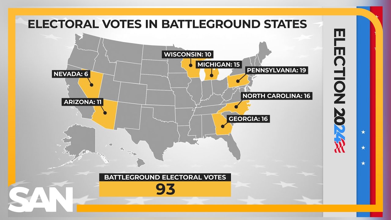 Presidential candidates look for path to 270 electoral votes - YouTube