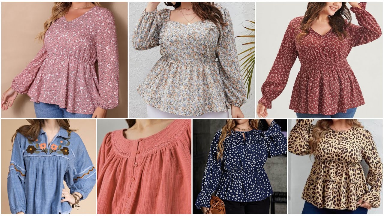 40+ best plus size summer tops designs ideas 2024 - YouTube