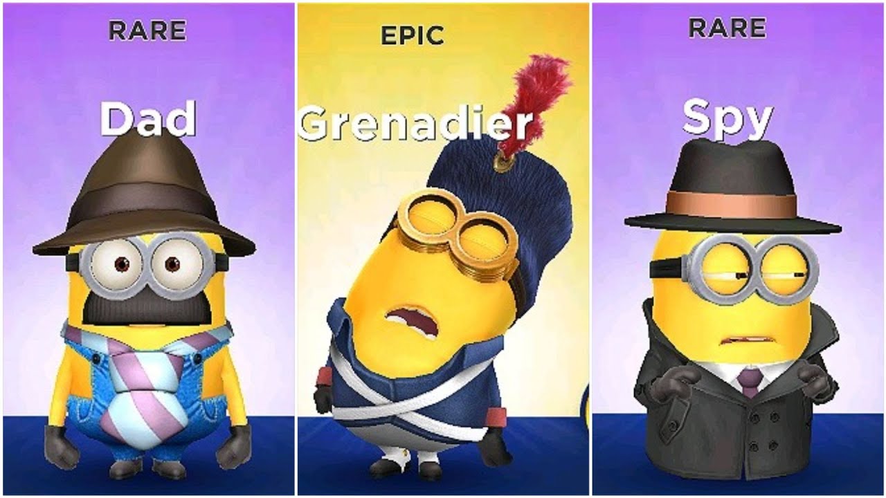 Minion Rush Dad VS Grenadier VS Spy - YouTube