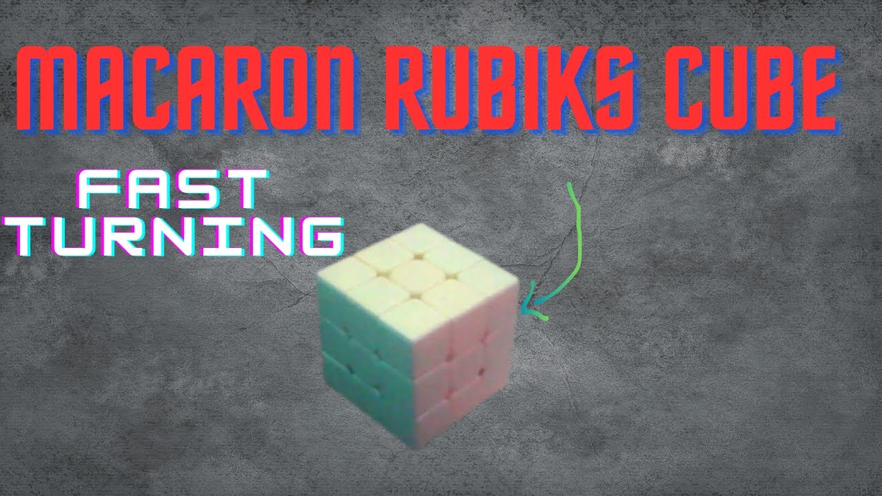 LETS UNBOX MACARON RUBIKS CUBE - YouTube