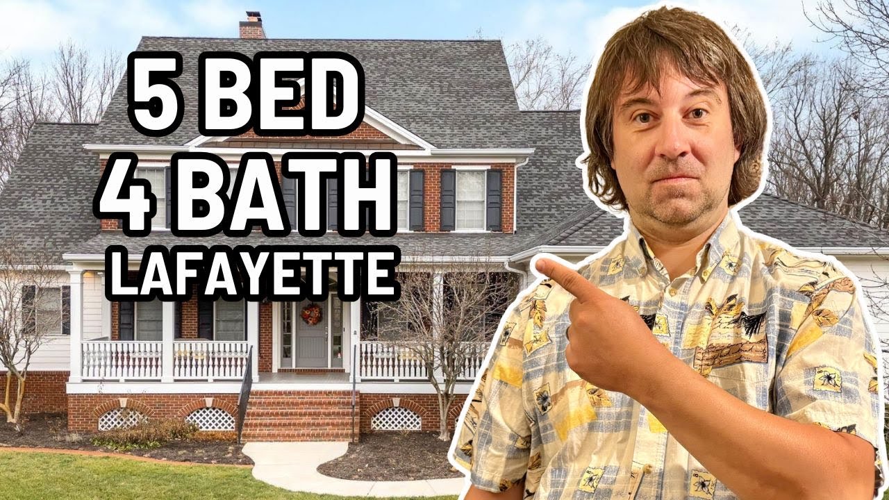 Lafayette Real Estate: 4,500 SqFt Beauty - YouTube