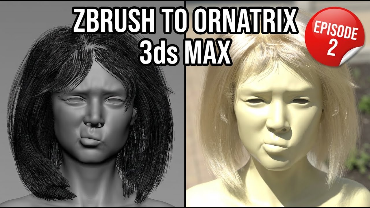 Mastering ZBrush Hair in 3ds Max with ORNATRIX. Ep 2 - YouTube