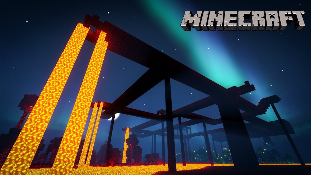 I Made A Giant Nether Fortress And Biomes In Overworld Minecraft ...