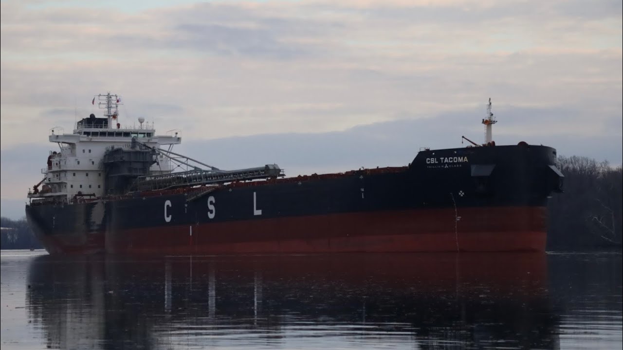 (Delaware River Ships) Bulk Carrier “CSL TACOMA” heads out of the ...
