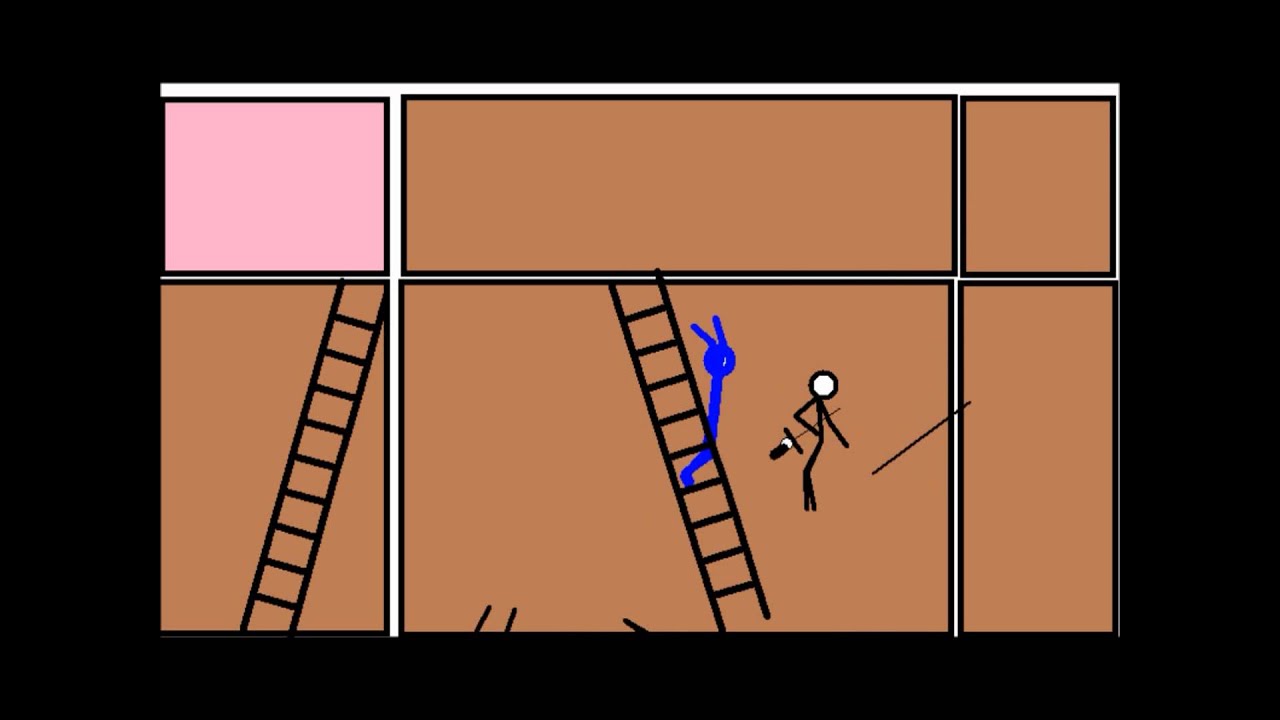 my first pivot stick man fight animation movie - YouTube