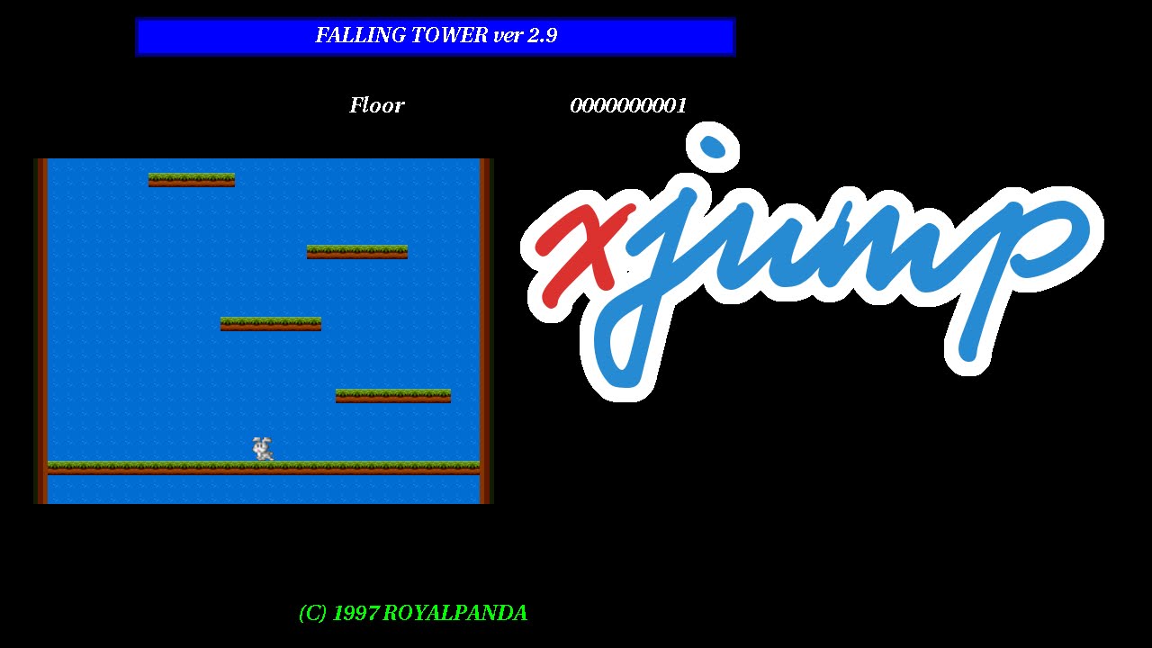 xjump (FALLING TOWER), jumping game for X - YouTube