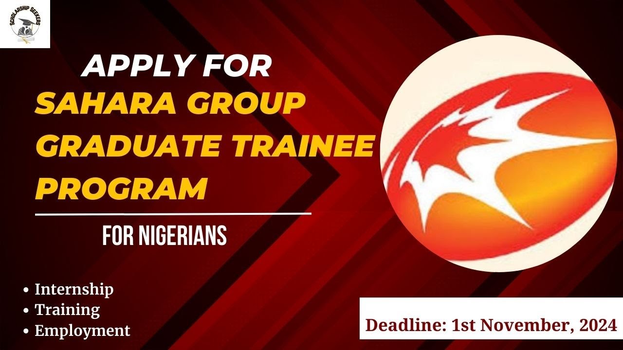 How to Apply for Sahara Group Graduate Trainee Program - YouTube