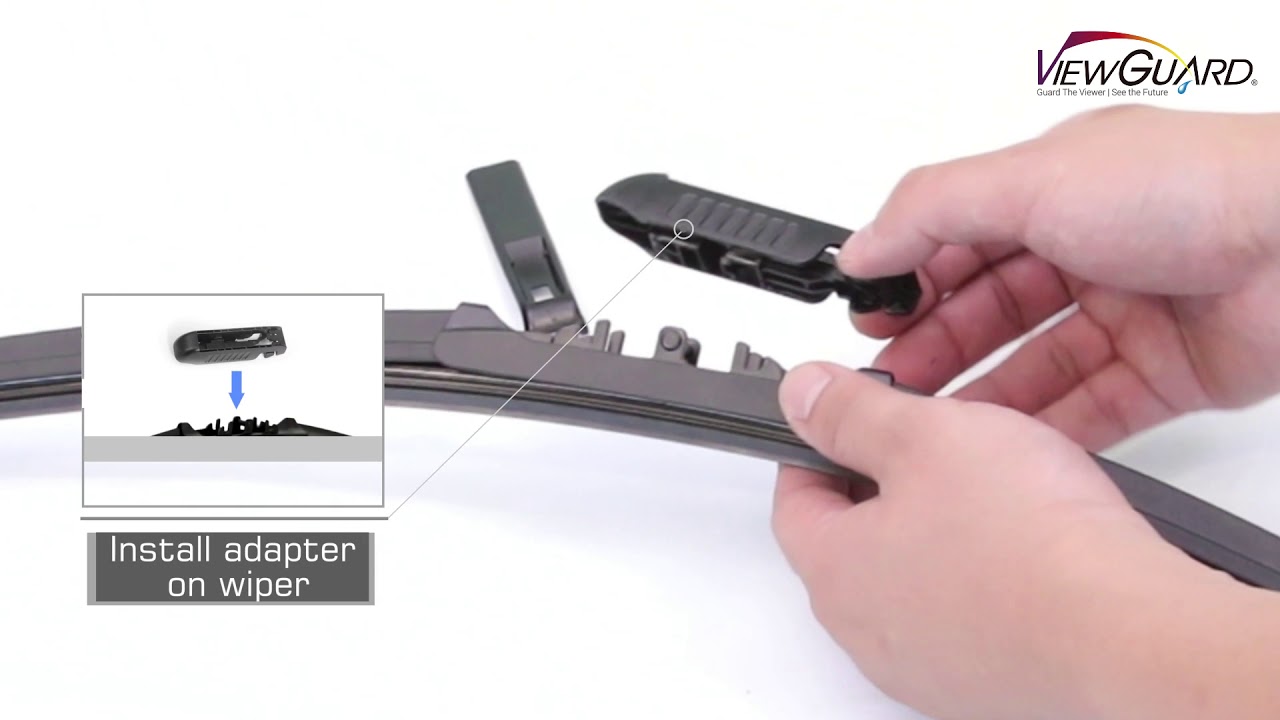 Windshield Wiper Installation On Pinch Tab Arm (2 in 1 Multi-function ...