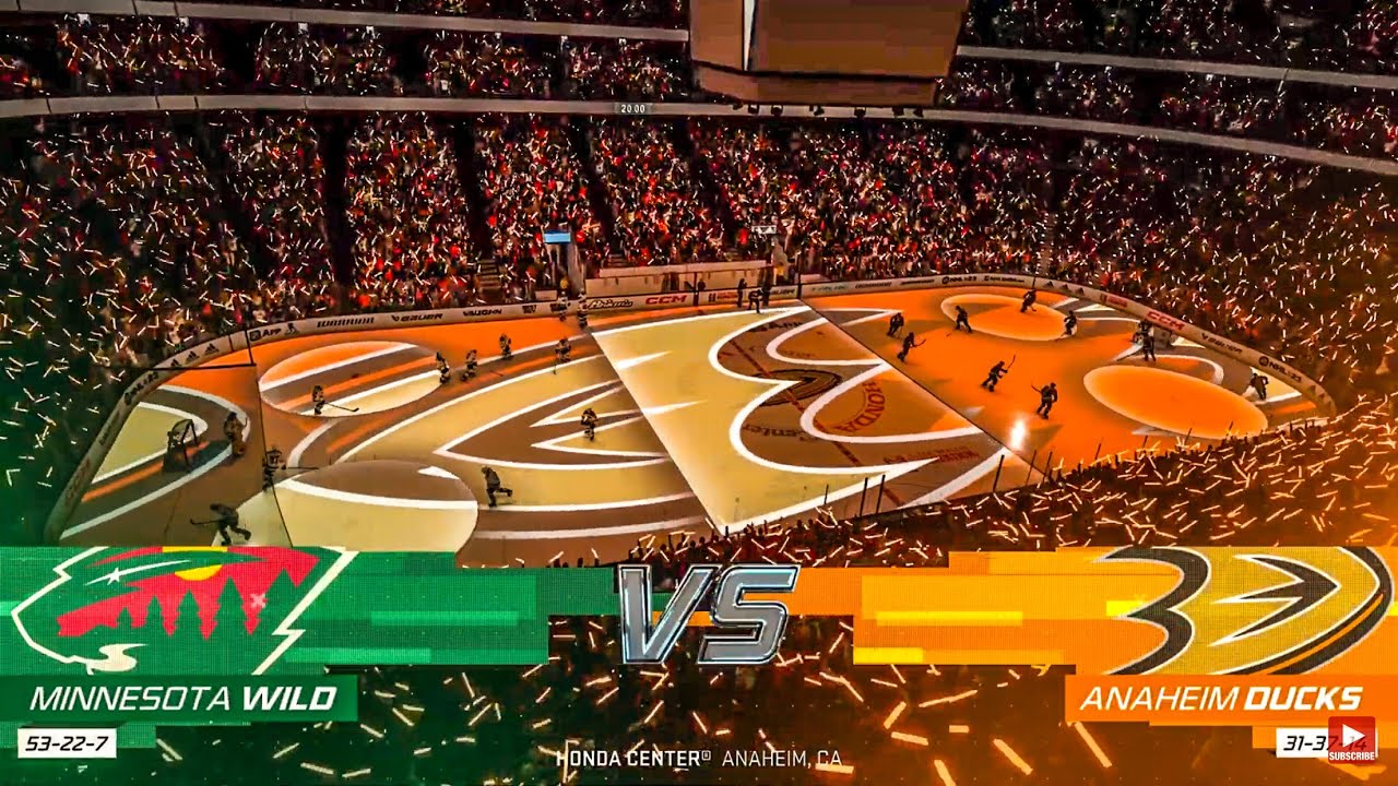 Minnesota Wild vs Anaheim Ducks 12/21/2022 NHL 23 Gameplay - YouTube