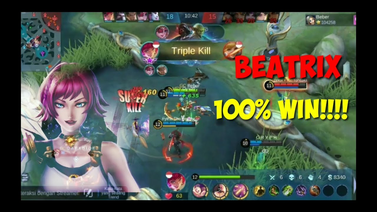 Hero Beatrix auto Win!!!! maksman pedes - YouTube