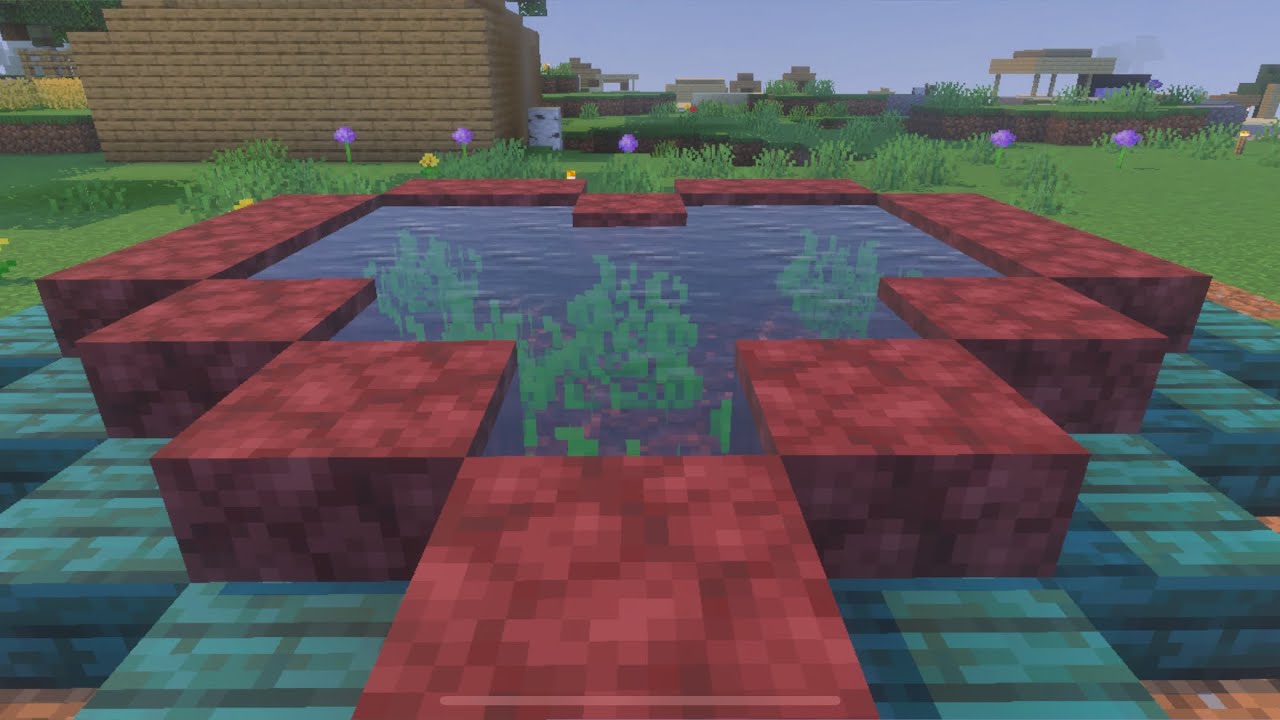 Creating a beautiful pond | Starry smp s2 ep 21 - YouTube