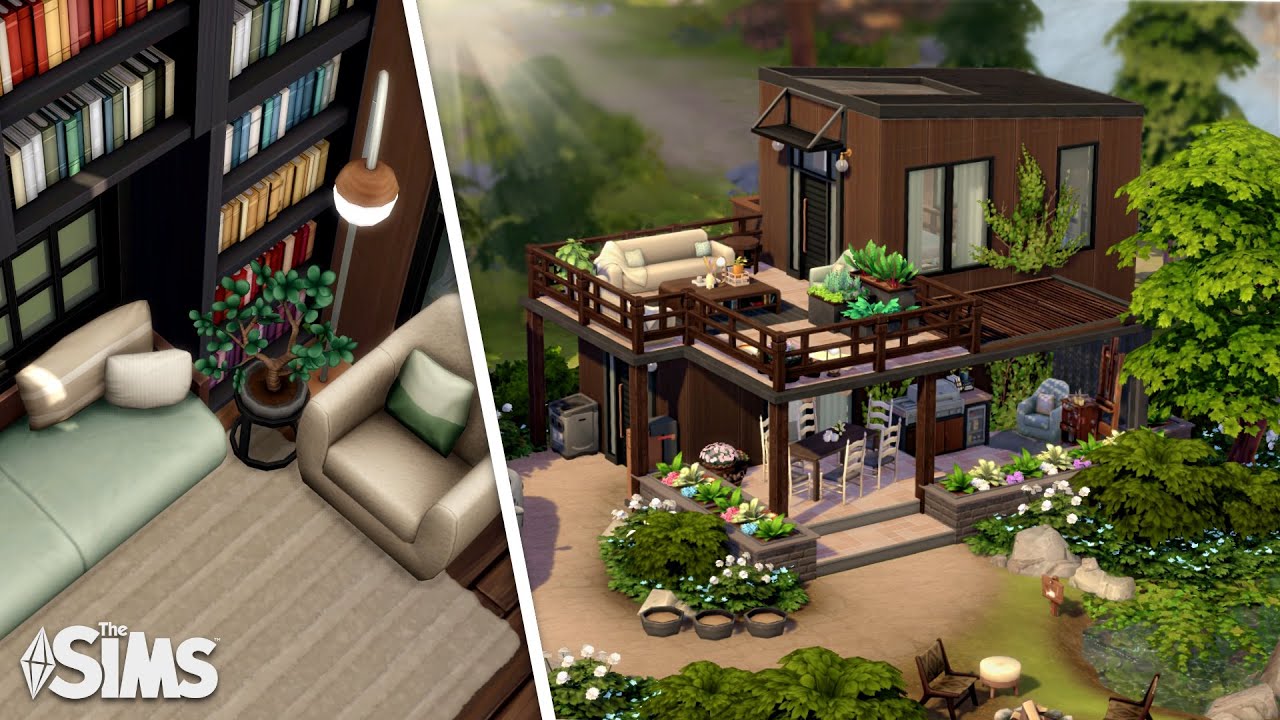 Bookworm’s Dream House for 2 sims in Windenburg with the #BookNookKit 📚 ...