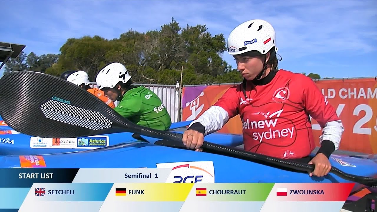 Women's Kayak Cross Semifinal 1 / 2025 ICF Canoe-Kayak Slalom World ...