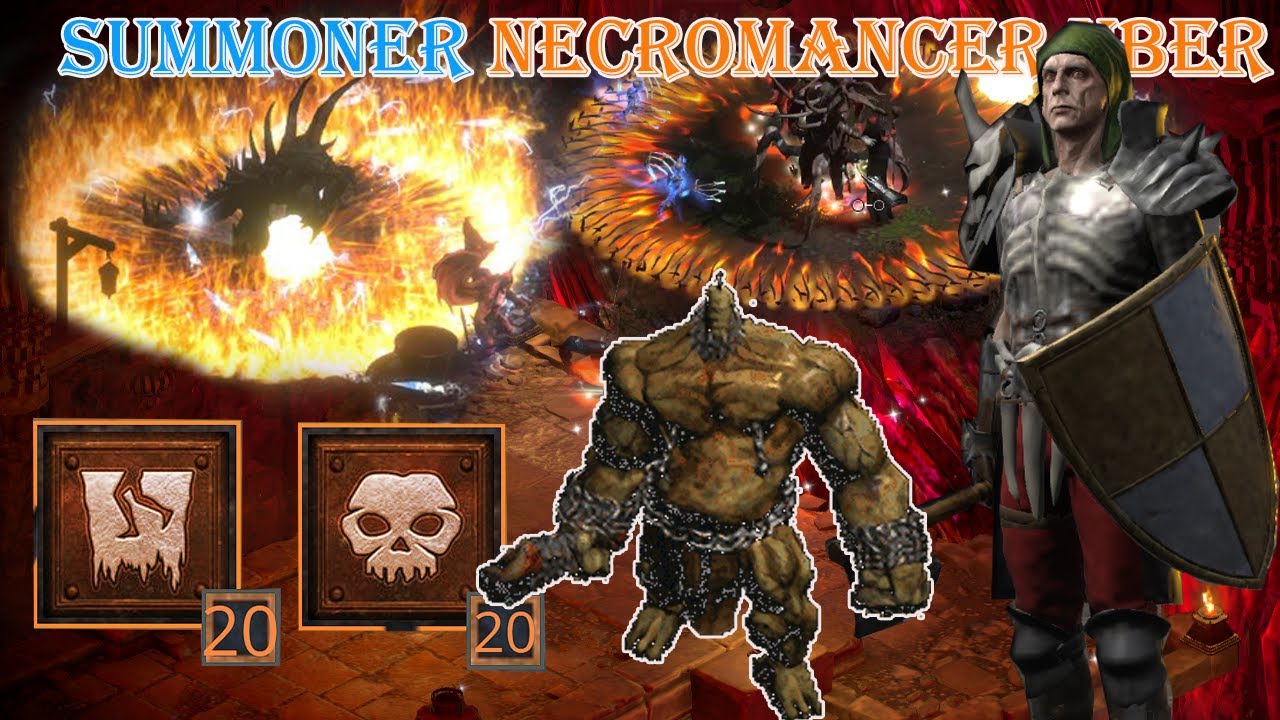 Diablo II Resurrected - Summoner Necromancer Build Uber Tristram - YouTube