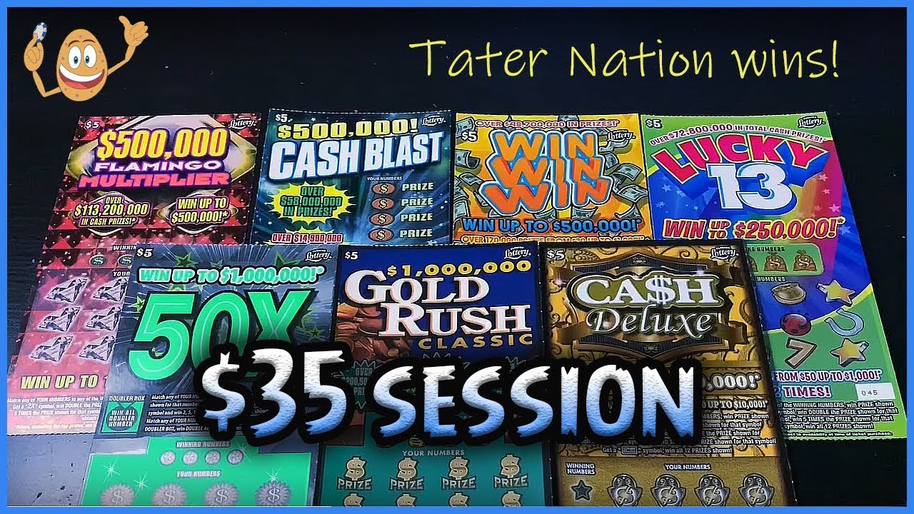 TATER NATION WINS!! $35 SESSION OF $5 TICKETS! - YouTube