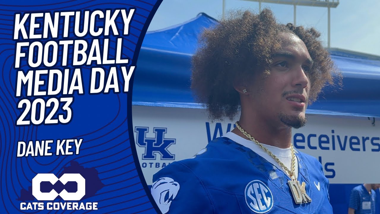 Dane Key Interview - Kentucky Football Media Day 2023 - YouTube