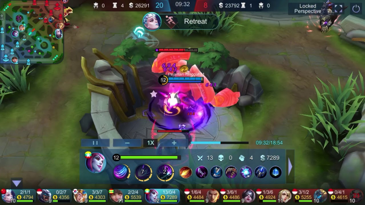 GAMEPLAY SELENA MID KILL 20+ - MOBILE LEGENDS - YouTube