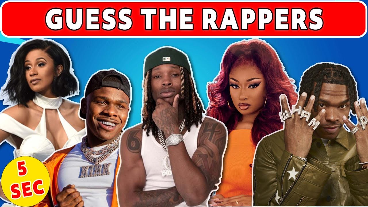 Guess The Rapper in 5 sec... | CAN YOU GUESS ALL CORRECTLY | 99% will ...