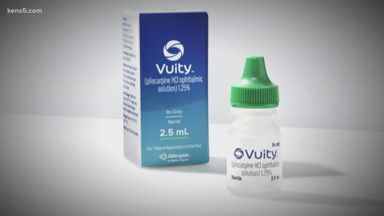 FDA approves eyedrops for people with age-related blurry vision - YouTube