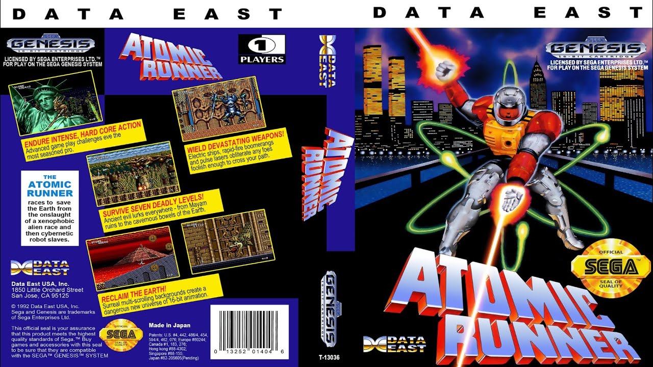[Stage 5] Atomic Runner (Chelnov) (SEGA Mega Drive/Genesis Music) - YouTube