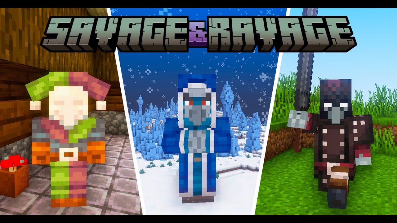 SAVAGE AND RAVAGE 1.16.5/1.19.2 : LA EXPANSIÓN DE LOS ILLAGERS - YouTube