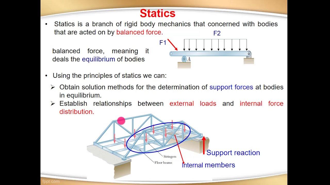 What is statics? What is Engineering Mechanics? ለኢትዮጵያውያን - YouTube