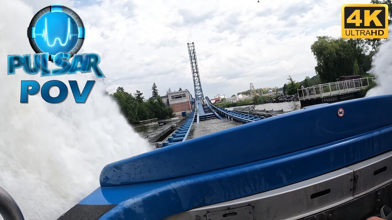 Pulsar POV (Front Row, 4K 60FPS), Walibi Belgium Mack Power Splash ...