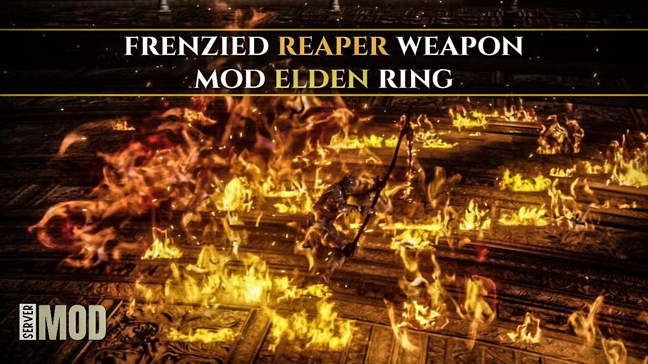 EPIC FRENZY FLAME Reaper Weapon Mod in ELDEN RING | Frenzied Reaper ...