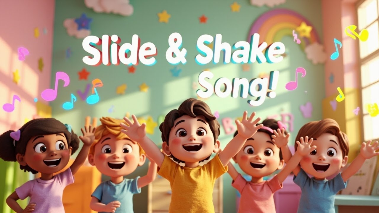 Slide & Shake Song 💃🕺 Fun Preschool Dance & Movement Song for Kids ...