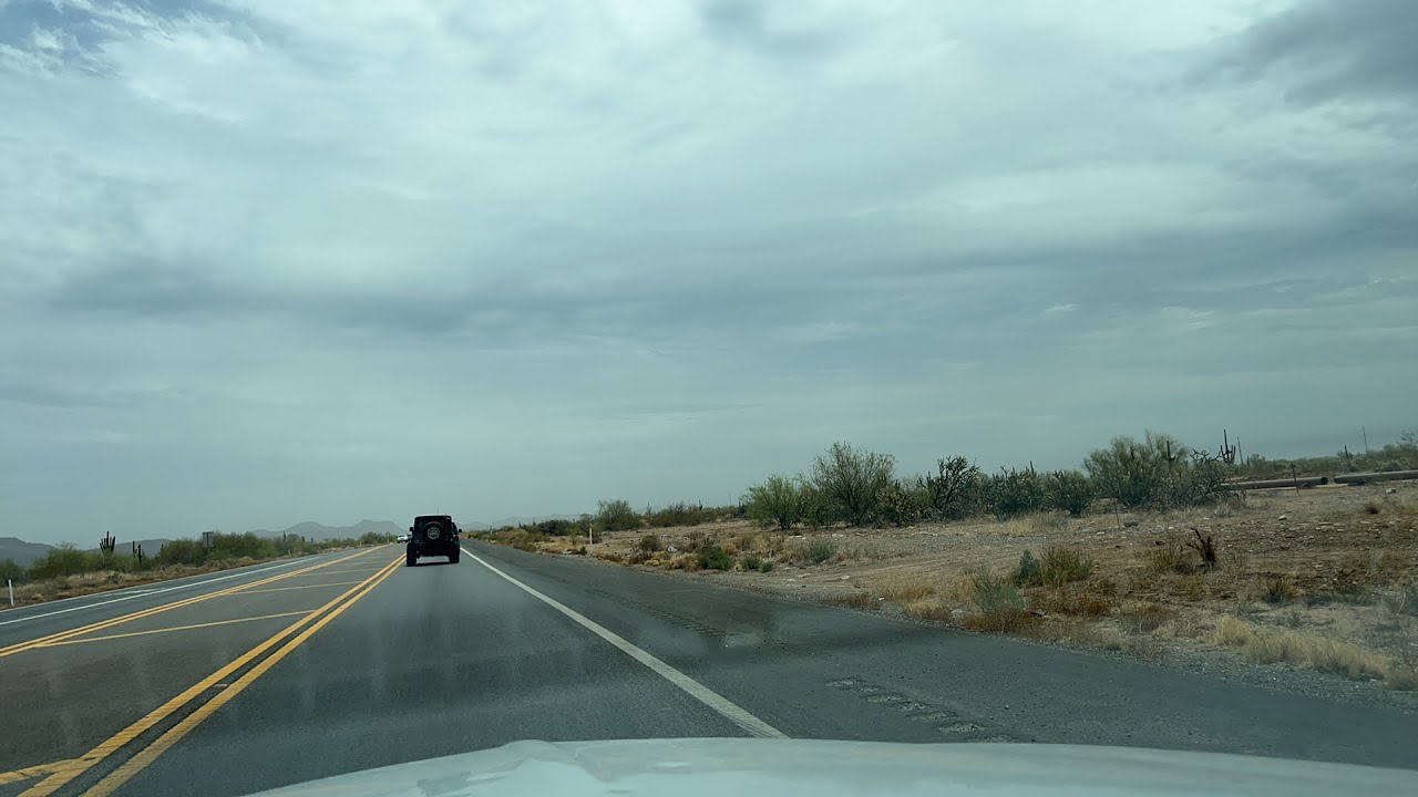Monsoon rain storm in Phoenix Arizona, refreshing showers on a hot day ...