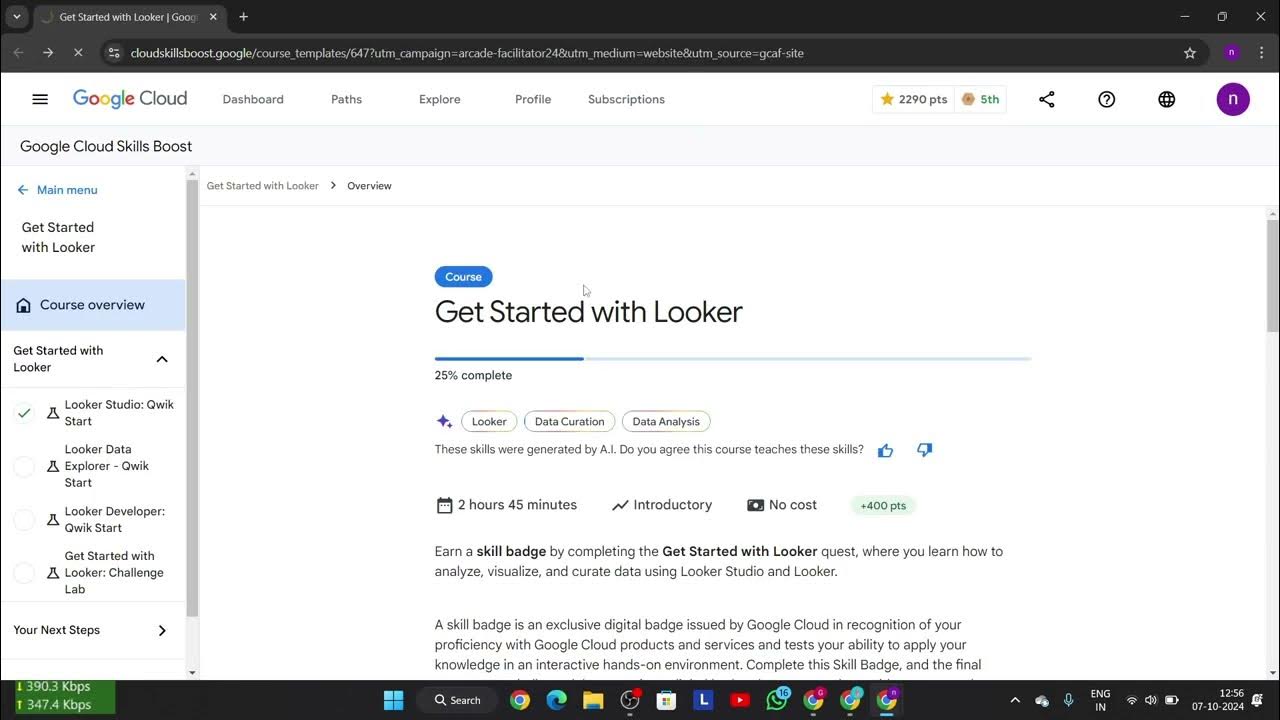 Module : 4 Lab : 2 || Looker Data Explorer - Qwik Start - YouTube