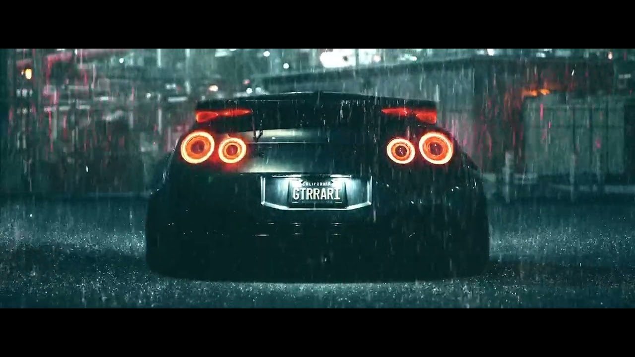 R35 under the rain (compositing work) - YouTube
