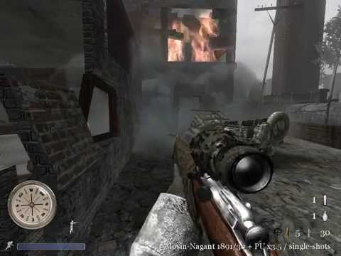 CoD2 B2F RGD1 Russian smoke