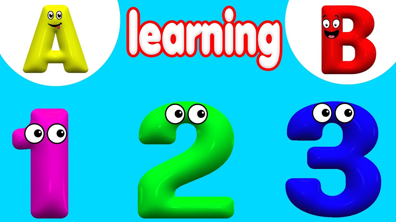 Best Learn ABC and 123 Numbers Compilation | Alphabet | Numbers ...