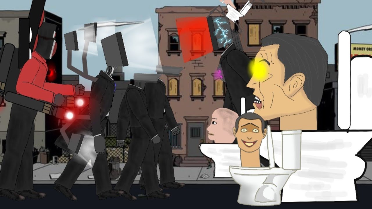 Skibidi Toilet Animations Compilation - DC2 Camera Man, Speaker Man ...