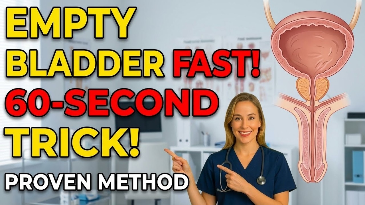 How to Empty Your Bladder Completely: The 60-Second Secret Trick - YouTube
