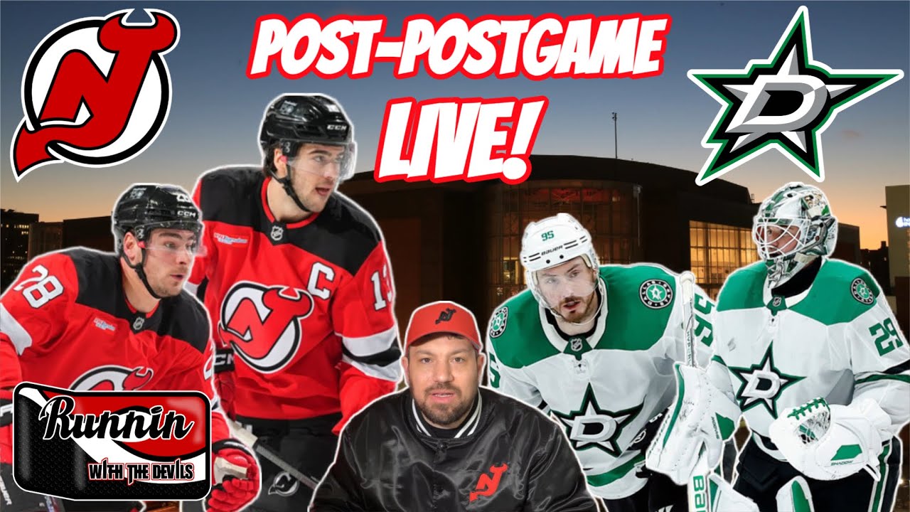 NJ Devils vs. Dallas Stars Post-Postgame LIVE! 2/22/25 - YouTube