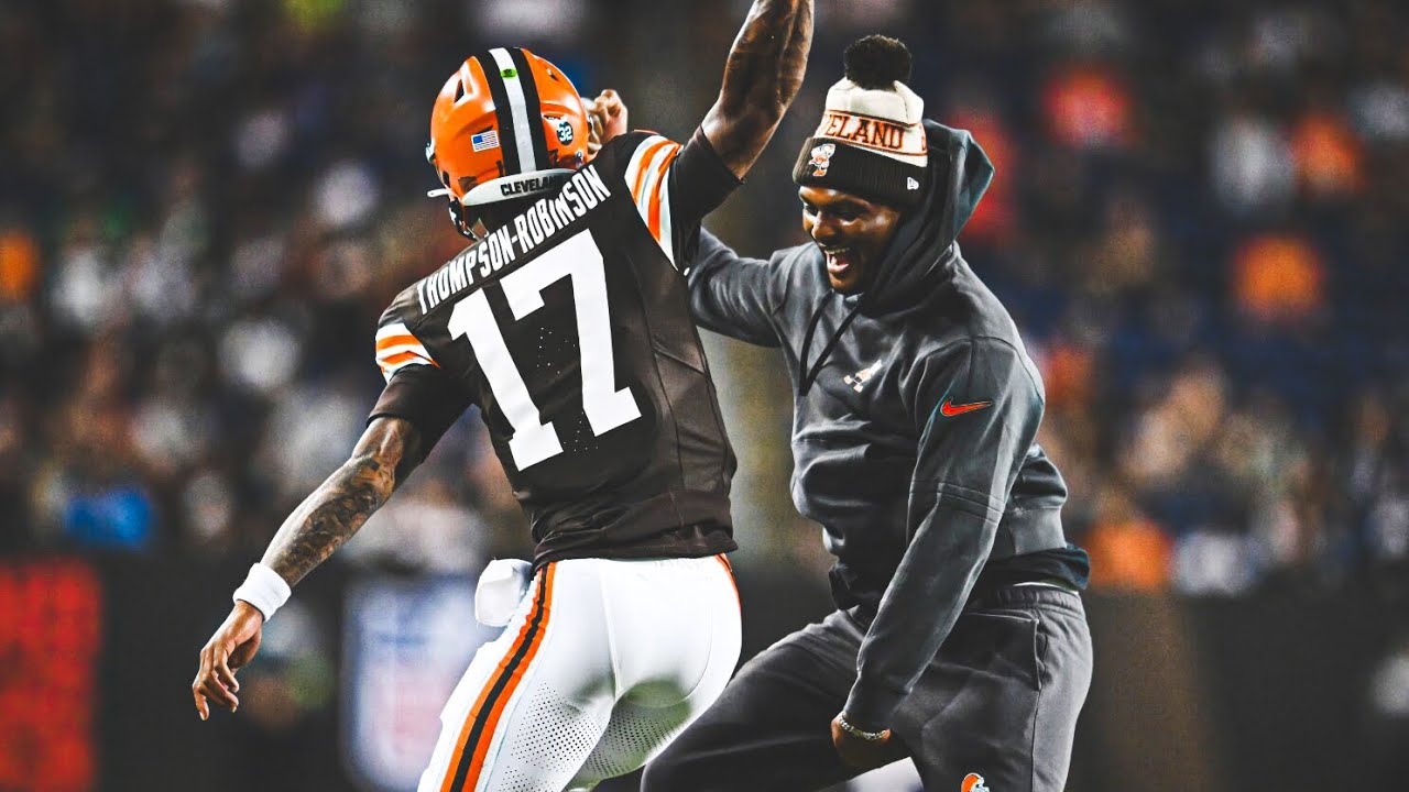 DTR shines in the HOF game! | Dorian Thompson-Robinson (CLE QB - 17 ...