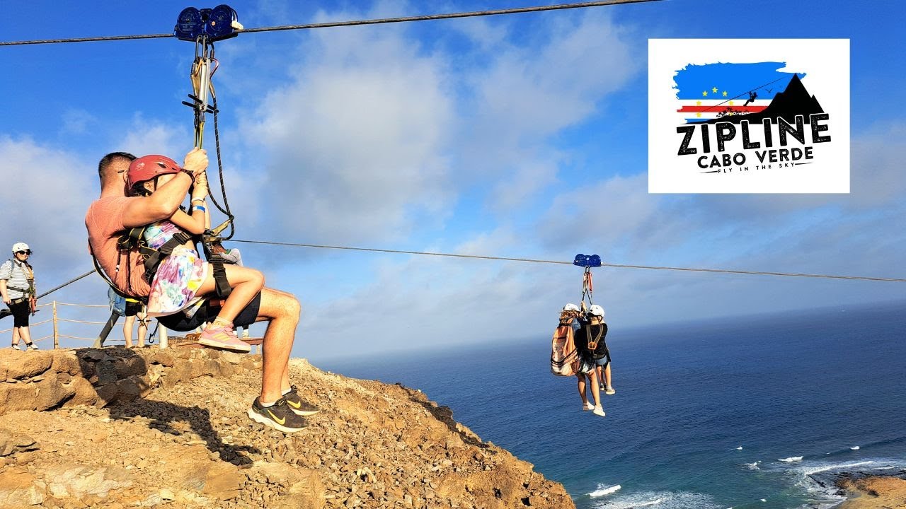 💚 ZIPLINE CABO VERDE Adventure 💚 CAPE VERDE SAL - YouTube