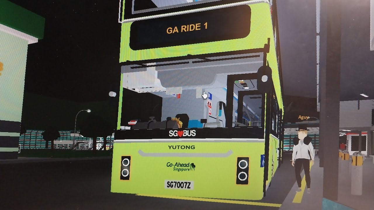 Roblox GASR Kampong Ubi Yutong E12DD - SG7007Z on Go-Ahead Ride 1 - YouTube