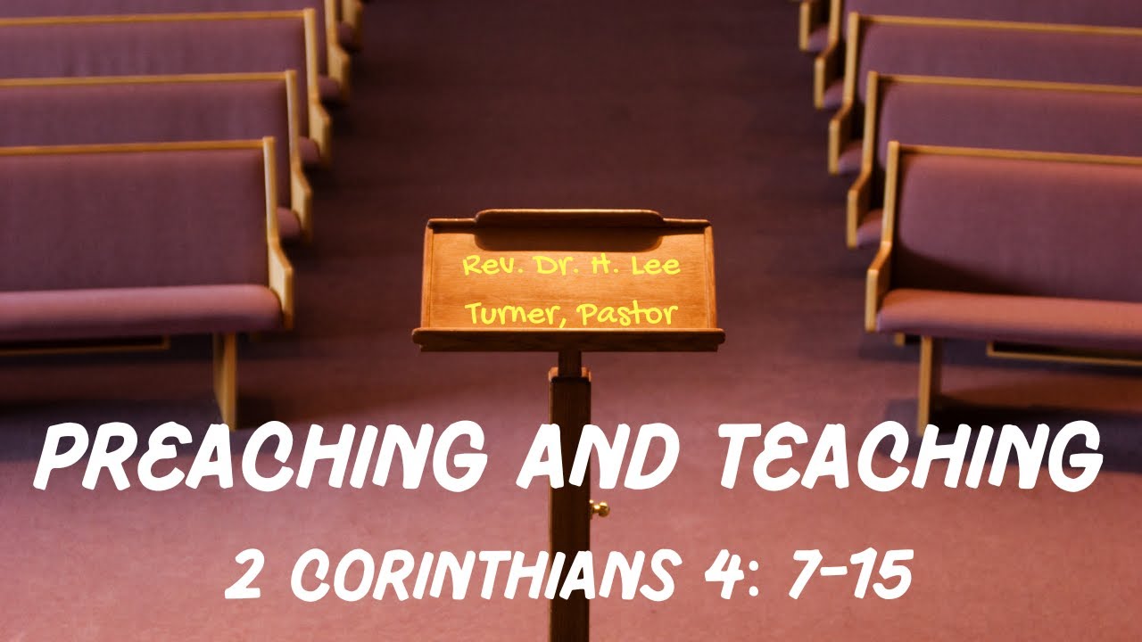 Sunday Church Service: "Preaching and Teaching" - YouTube