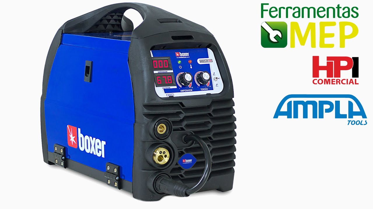 Maquina De Solda Mig Boxer 160 Amperes Inversora Bivolt - MIGFLEX 160 ...