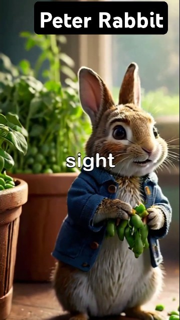 Peter Rabbit 3 and the peas - YouTube