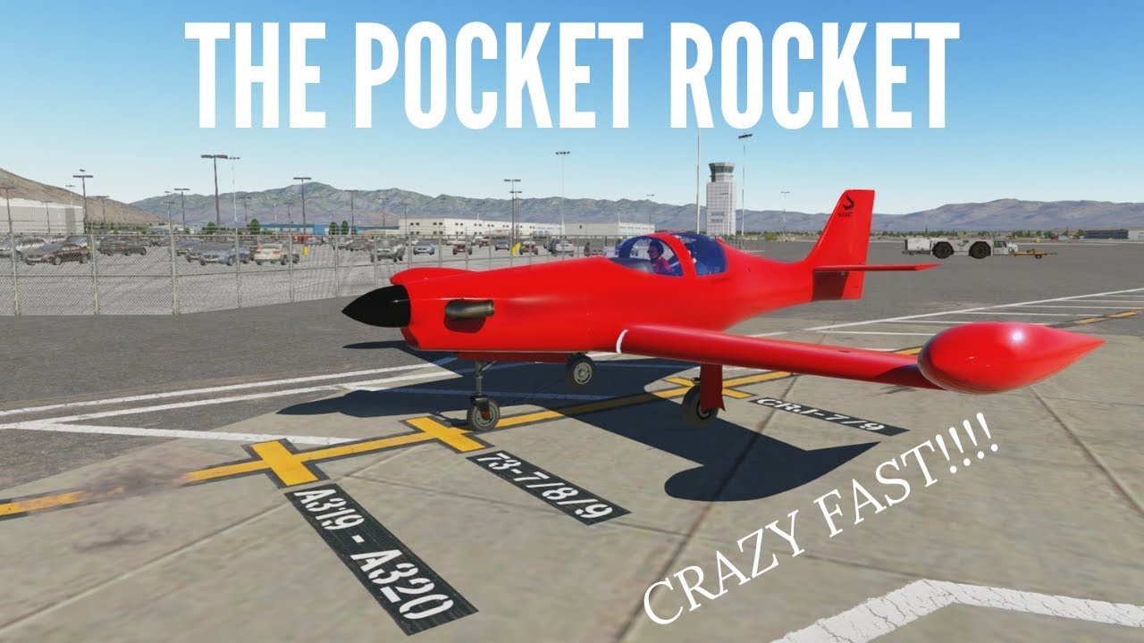 X Plane 11 - Casual Flights - The Pocket Rocket (Crazy Fast!!) - YouTube