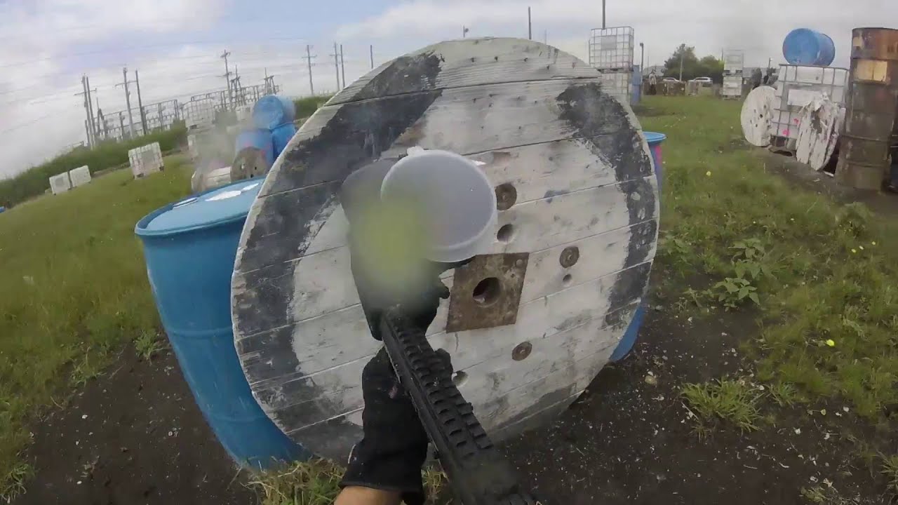 Fort paintball Allen Tx - GoPro Hero - YouTube
