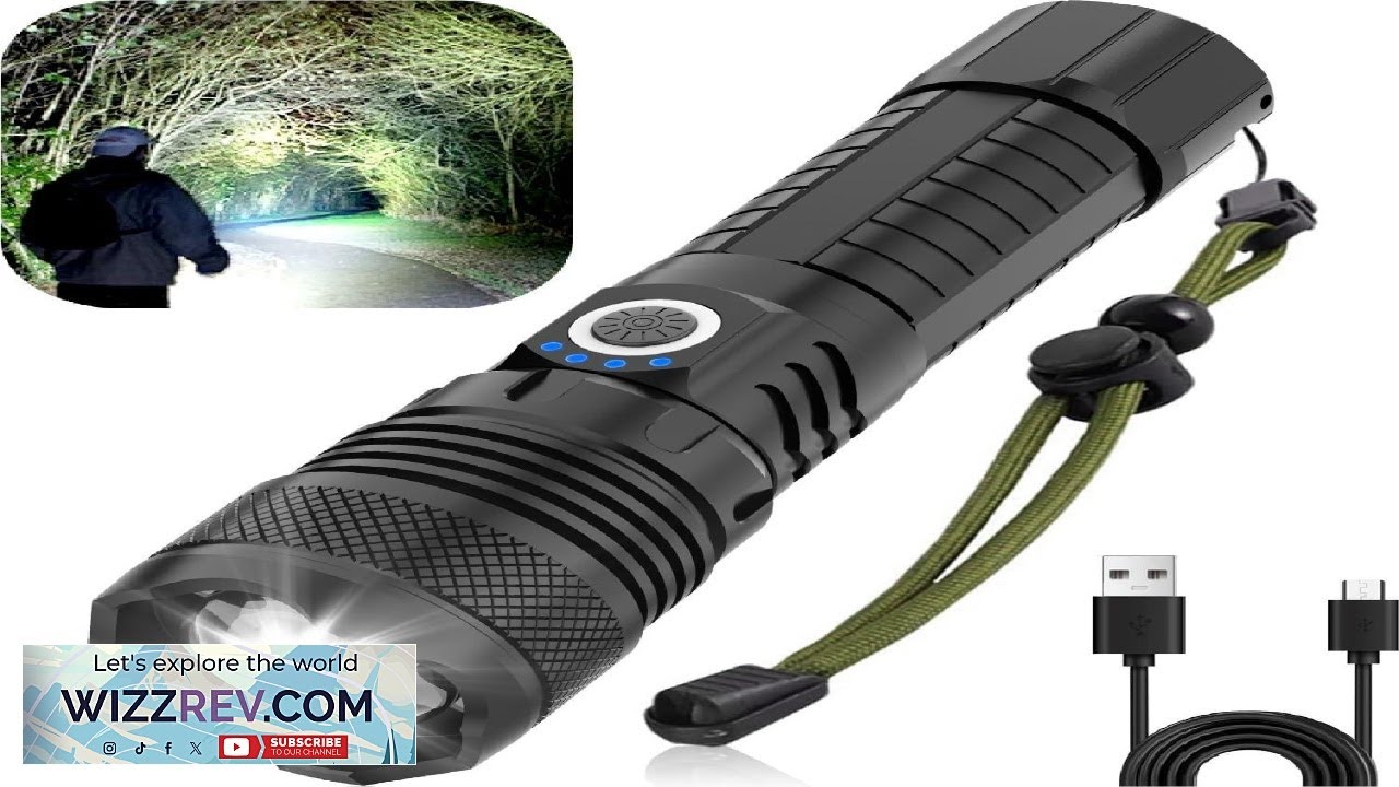 Victoper LED Flashlights High Powered 10000 Lumens Super Bright ...