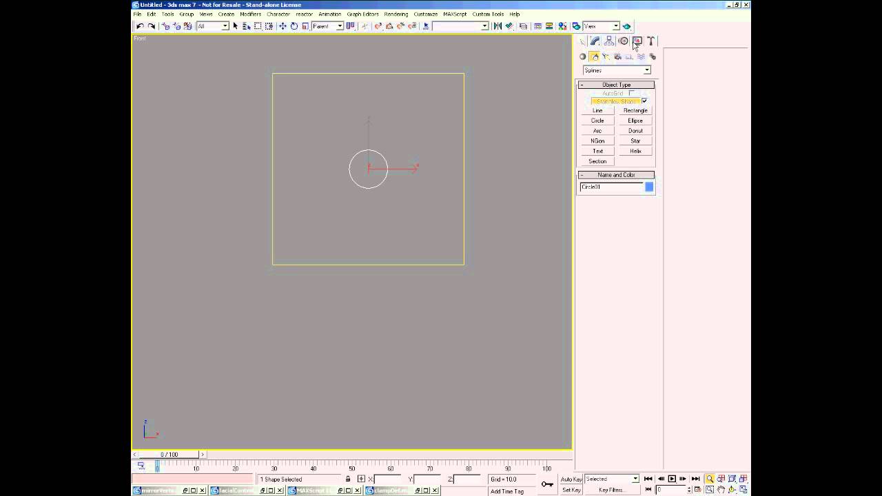 3DS MAX [11] 6 - Creating Facial UI - Pt.1 - YouTube