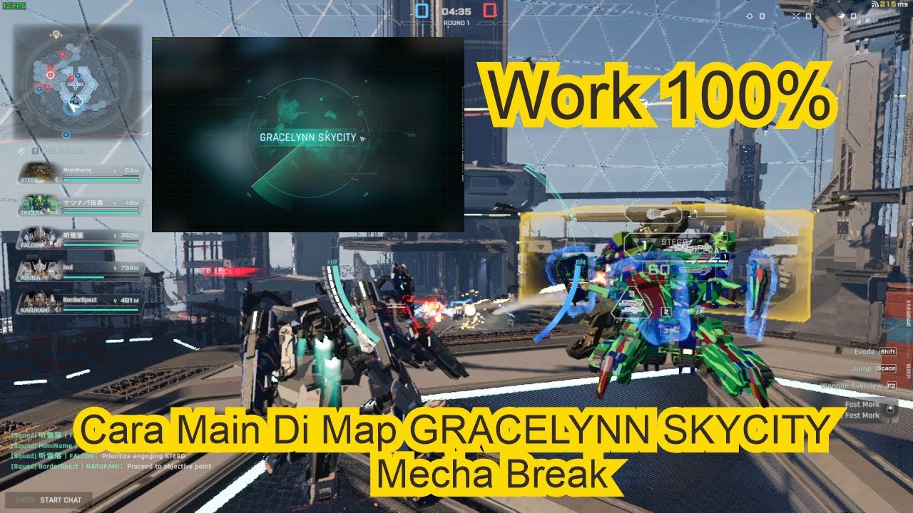 Cara Main Di Map GRACELYNN SKYCITY Mecha Break - YouTube