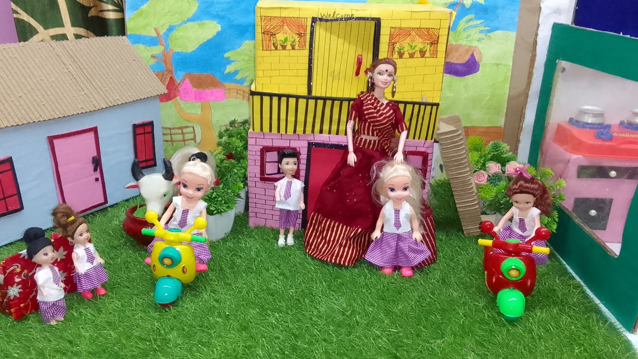 Barbie Sahiba Episode -414/Barbie doll dressing makeup - YouTube